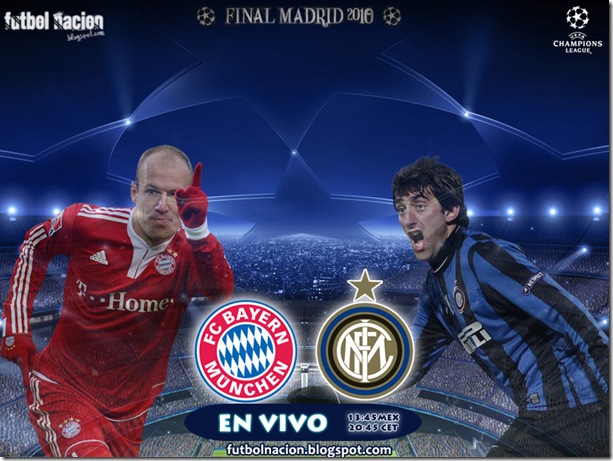 (EN VIVO) (LIVE) Bayern Múnich vs Inter de Milan-Gran Final UEFA ...